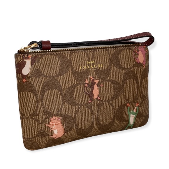 Coach | Bags | Coach Party Animals Zip Wristlet | Poshmark